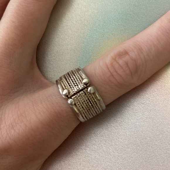Jewelry | Vintage Sterling Silver Braided Rope Ring | Poshmark